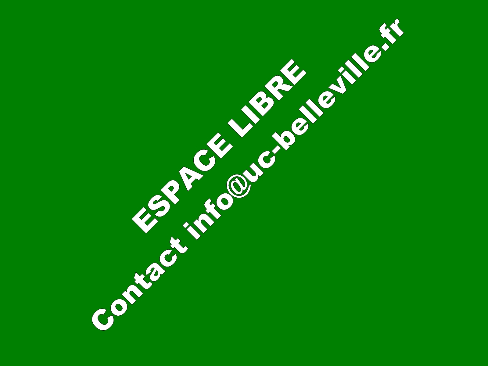 espace libre - UC BELLEVILLE (69)
